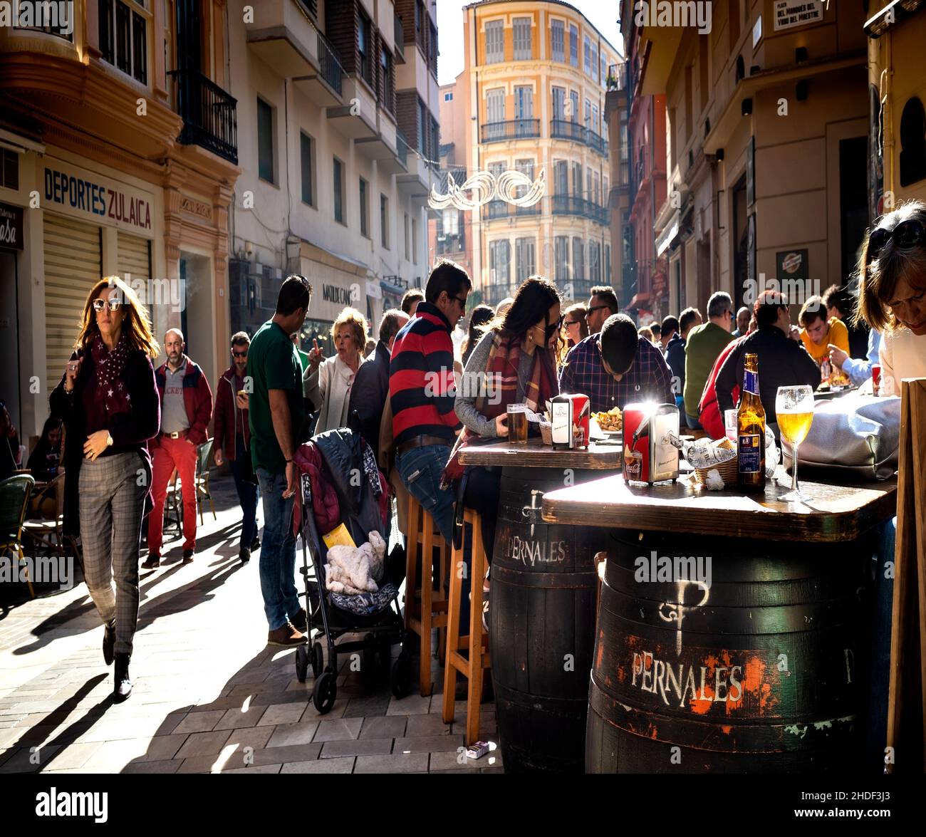 Sunny malaga city hi-res stock photography and images - Alamy