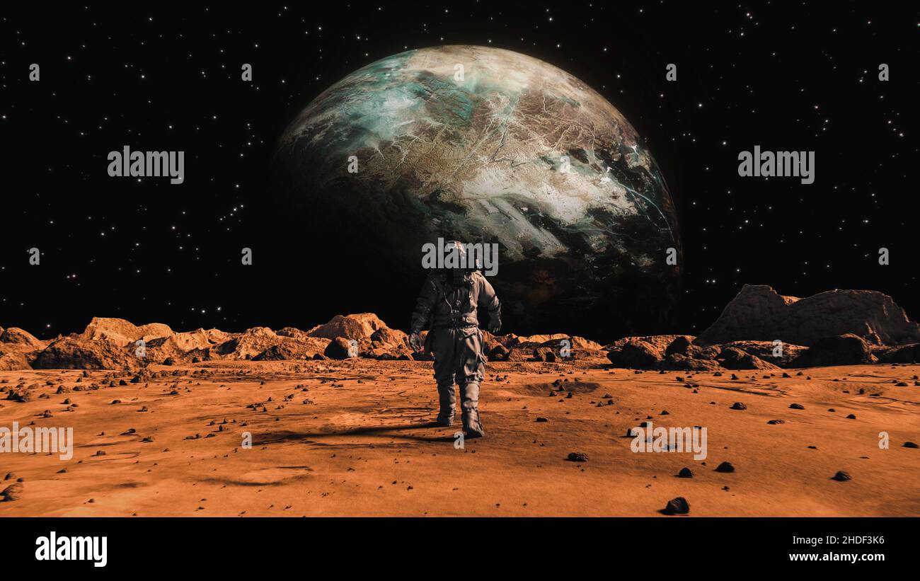 Looking At Earth From Mars