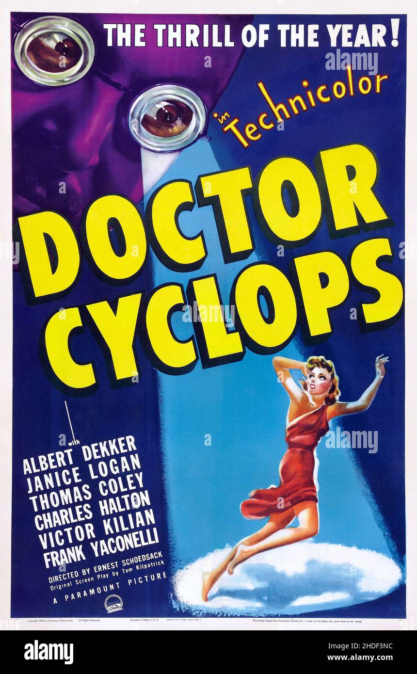 DR. CYCLOPS (1940), directed by ERNEST B. SCHOEDSACK. Credit: PARAMOUNT ...