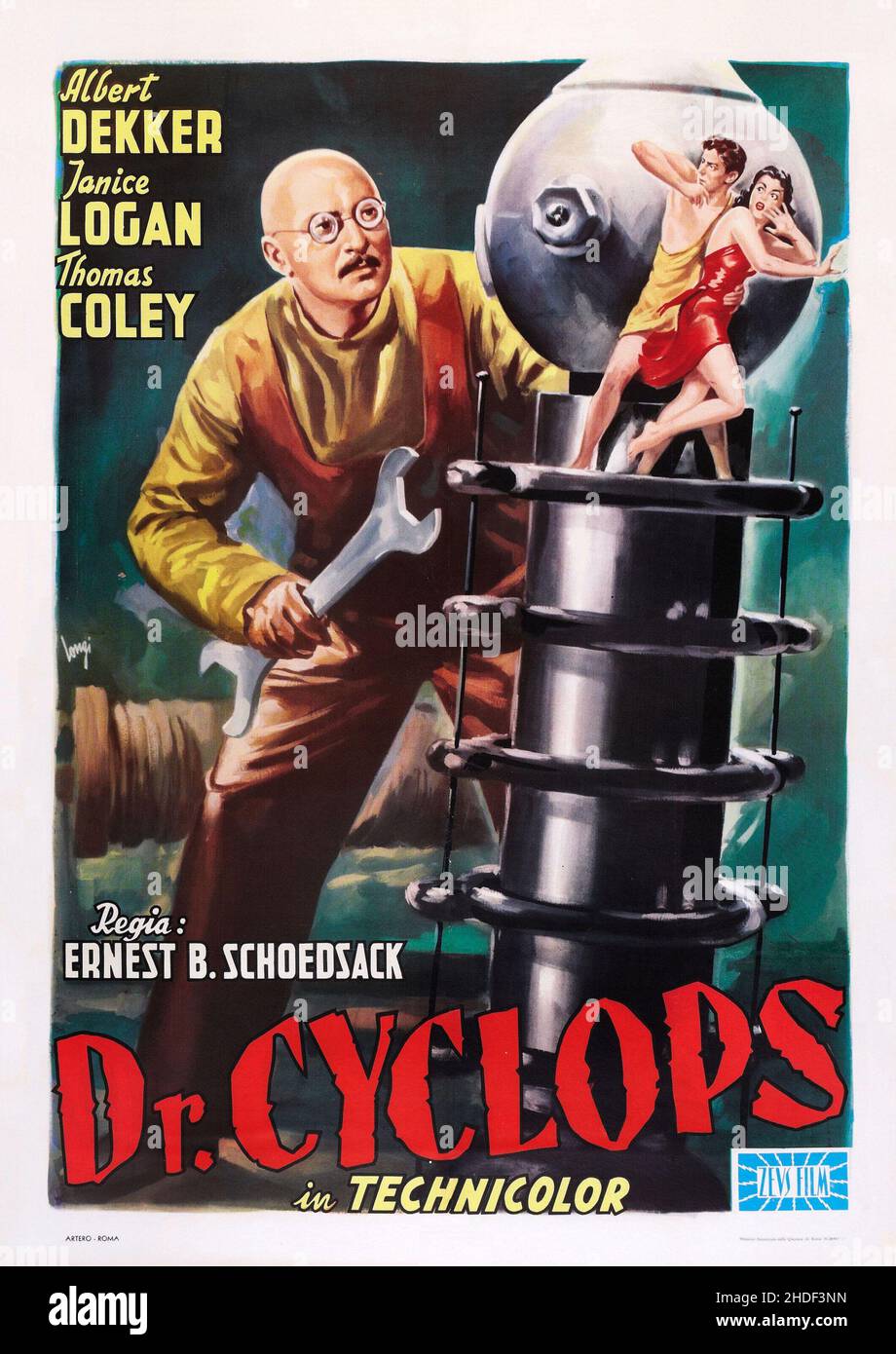 ALBERT DEKKER in DR. CYCLOPS (1940), directed by ERNEST B. SCHOEDSACK. Credit: PARAMOUNT ...