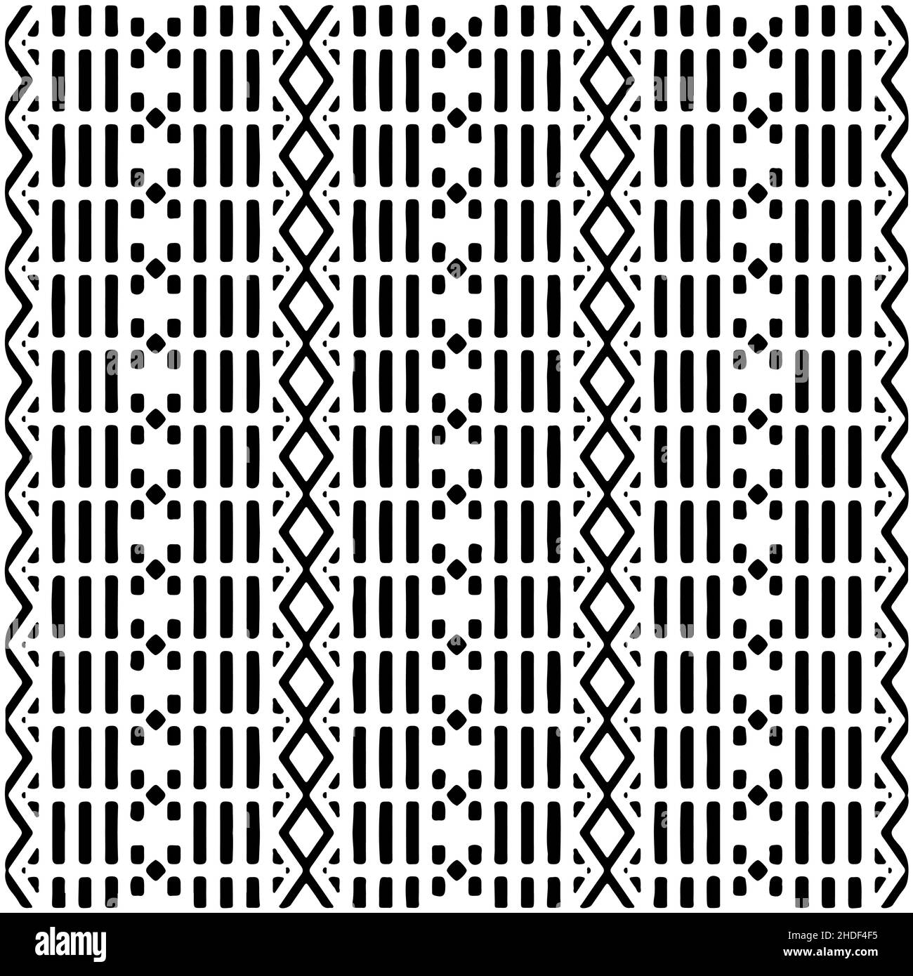 Seamless ethnic pattern color black and white.Can be used in fabric ...