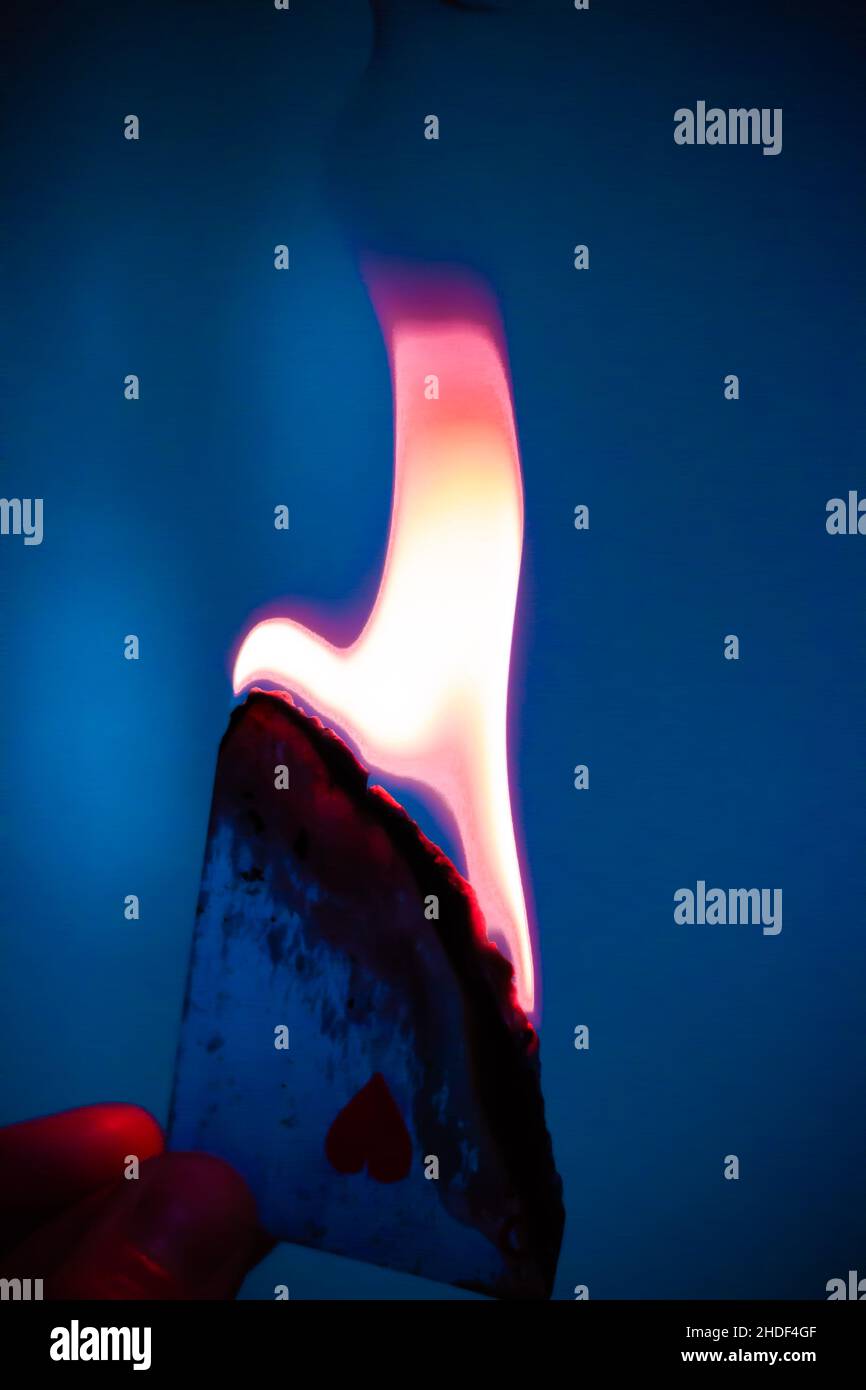 Burn card hi-res stock photography and images - Alamy