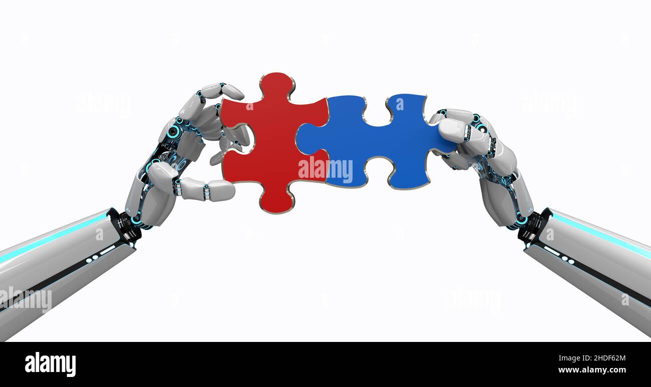 robot, jigsaw puzzle, artificial intelligence, robots, jigsaw puzzles ...