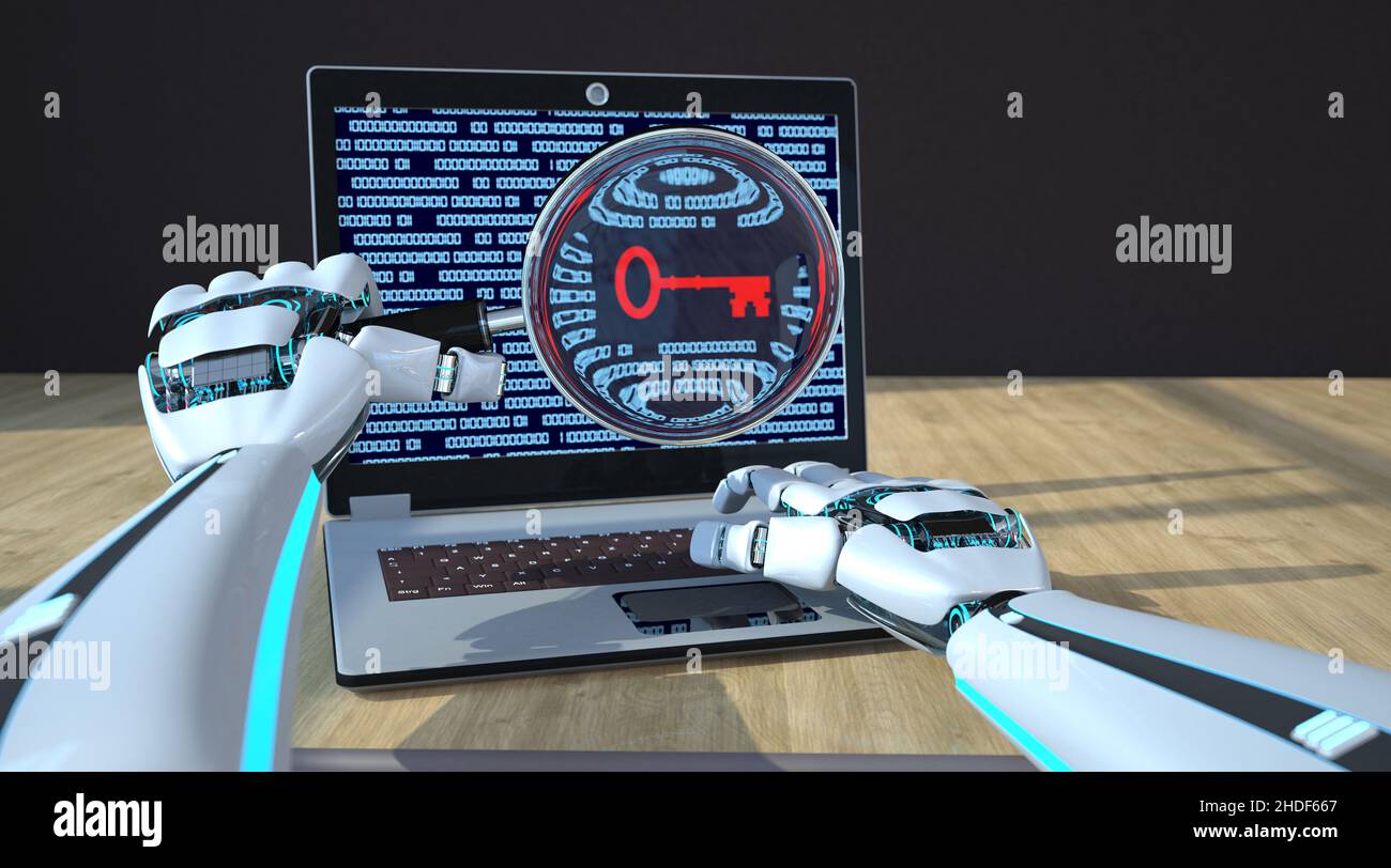 coding, programming, ai, robotics Stock Photo - Alamy