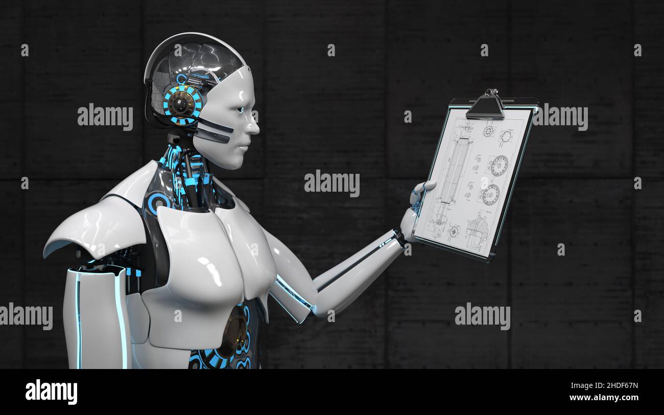 research, robot, ai, researchs, robots Stock Photo - Alamy
