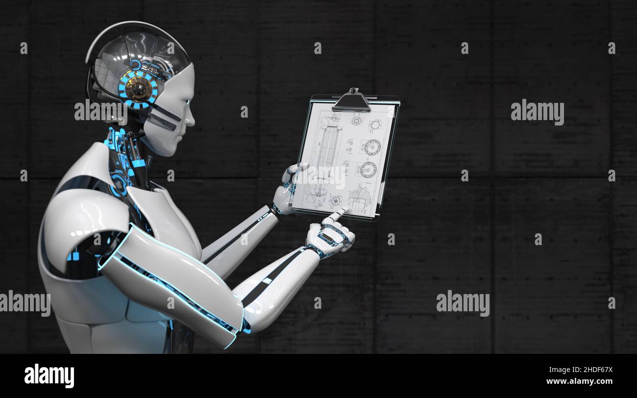 self employed, industry 4.0, ai, robotics, self employeds Stock Photo ...