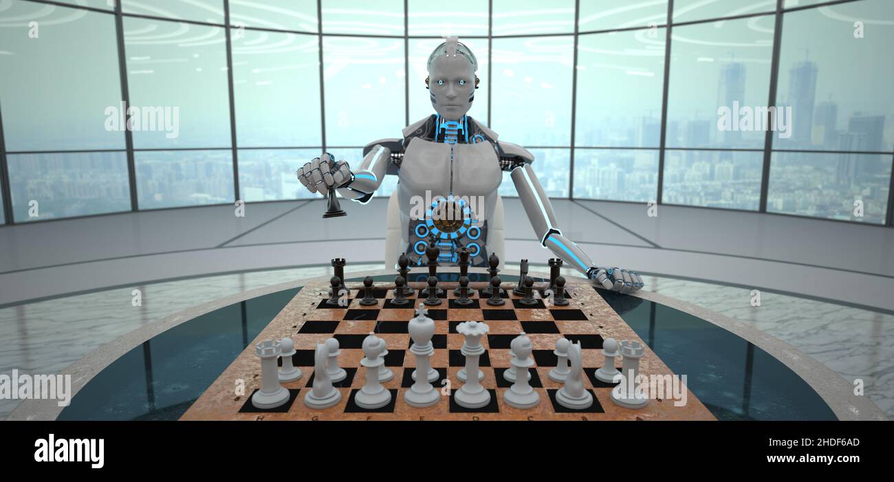 chess, strategy, robot, strategies, robots Stock Photo - Alamy