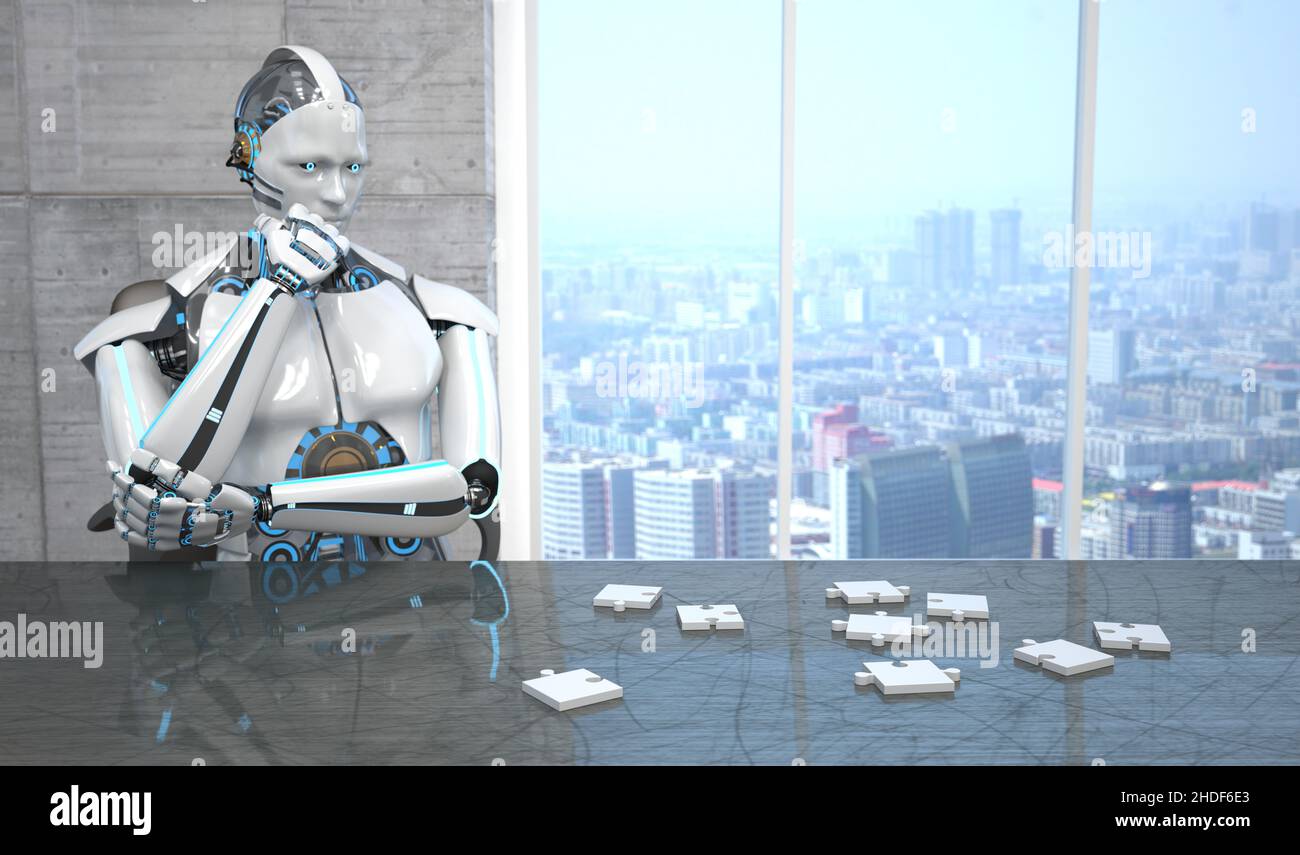pensive, robot, troubleshooting, ai, pensives, robots, problem solving ... pensive, robot, troubleshooting, ai, pensives, robots, problem solving ...