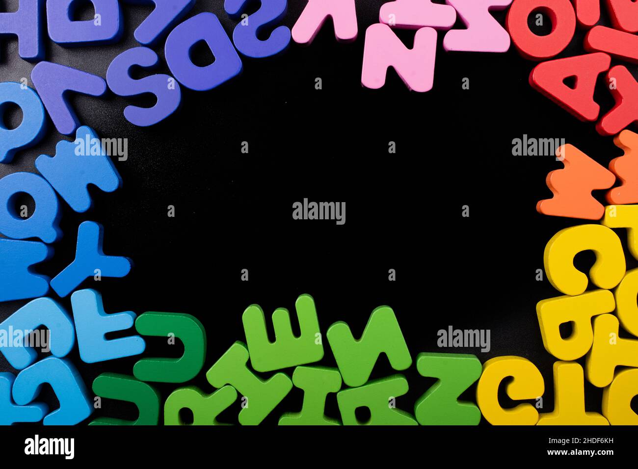 multi colored, wooden letters, multi coloreds, wooden letter Stock ...