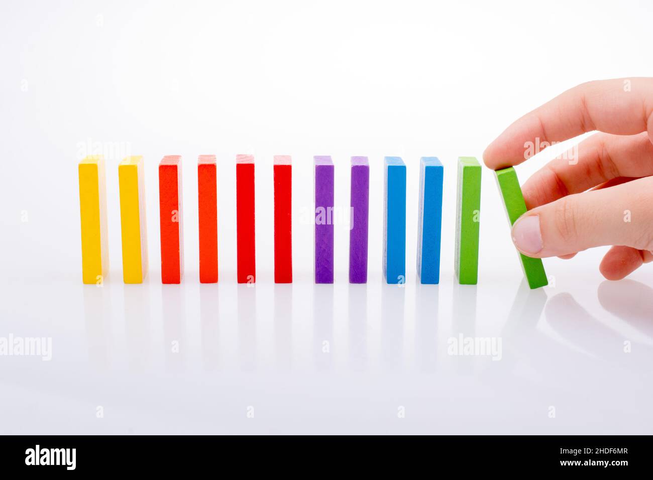 blocks, domino effect, block, domino effects Stock Photo - Alamy