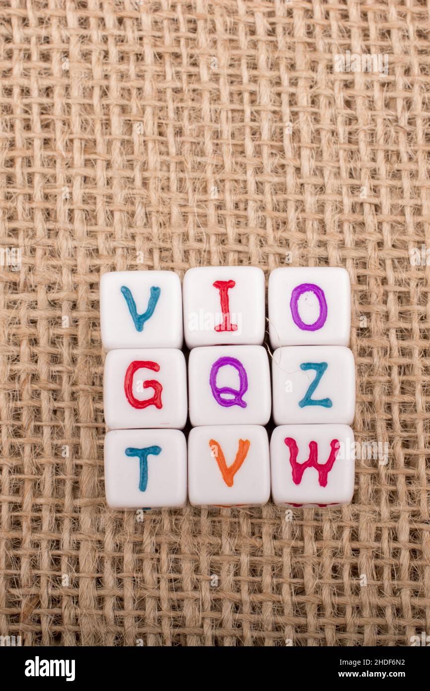 letter, cube, letters, cubes Stock Photo - Alamy