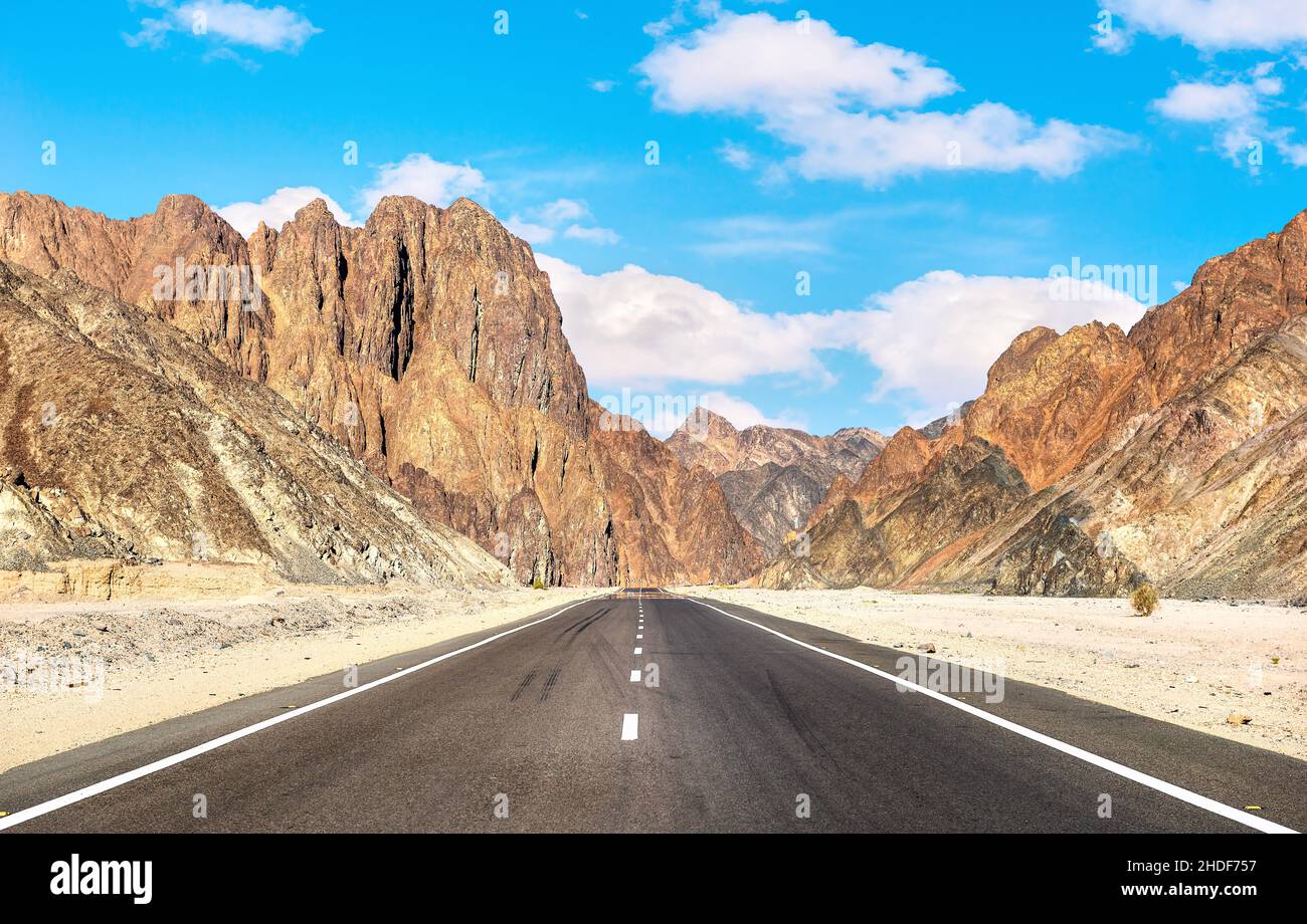 desert, egypt, road, deserts, wüste, egyptian, egypts, roads, street ...