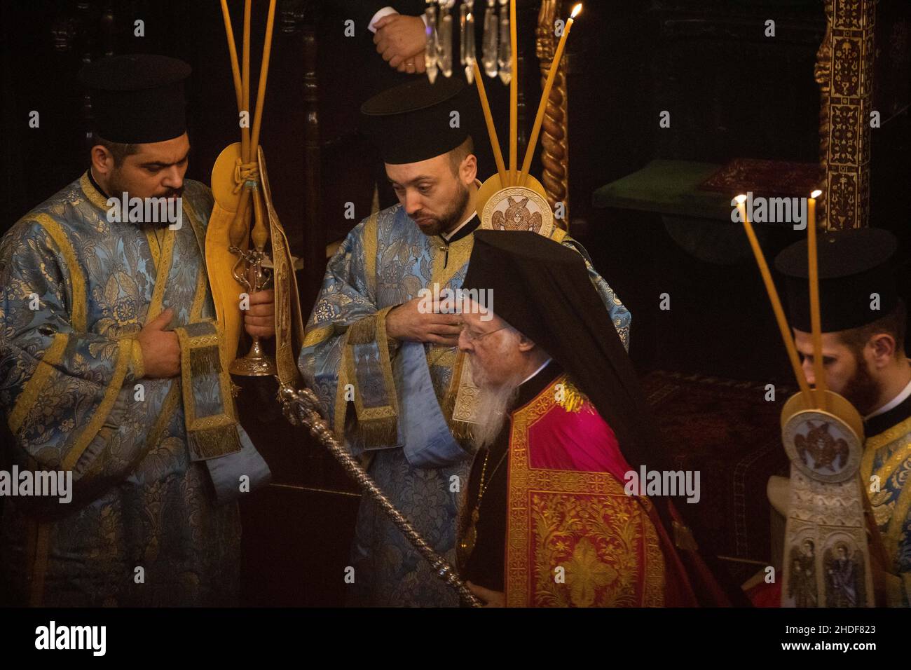 Greek Orthodox Ecumenical Patriarch Bartholomew I of Constantinople ...