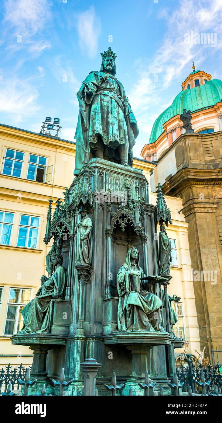 Statue karl iv hi-res stock photography and images - Alamy