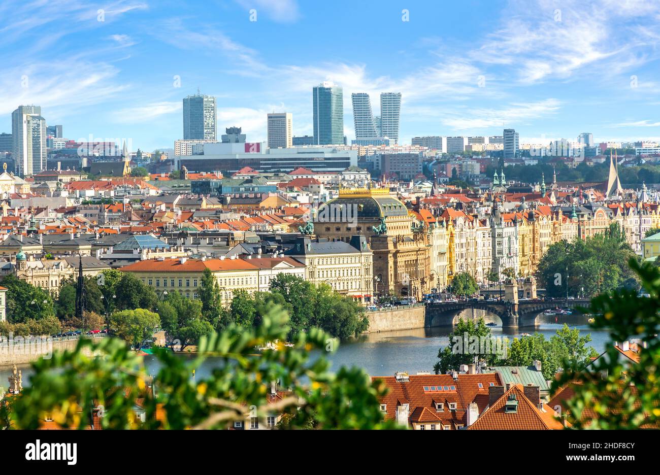 city view, prague, city views, pragues Stock Photo - Alamy