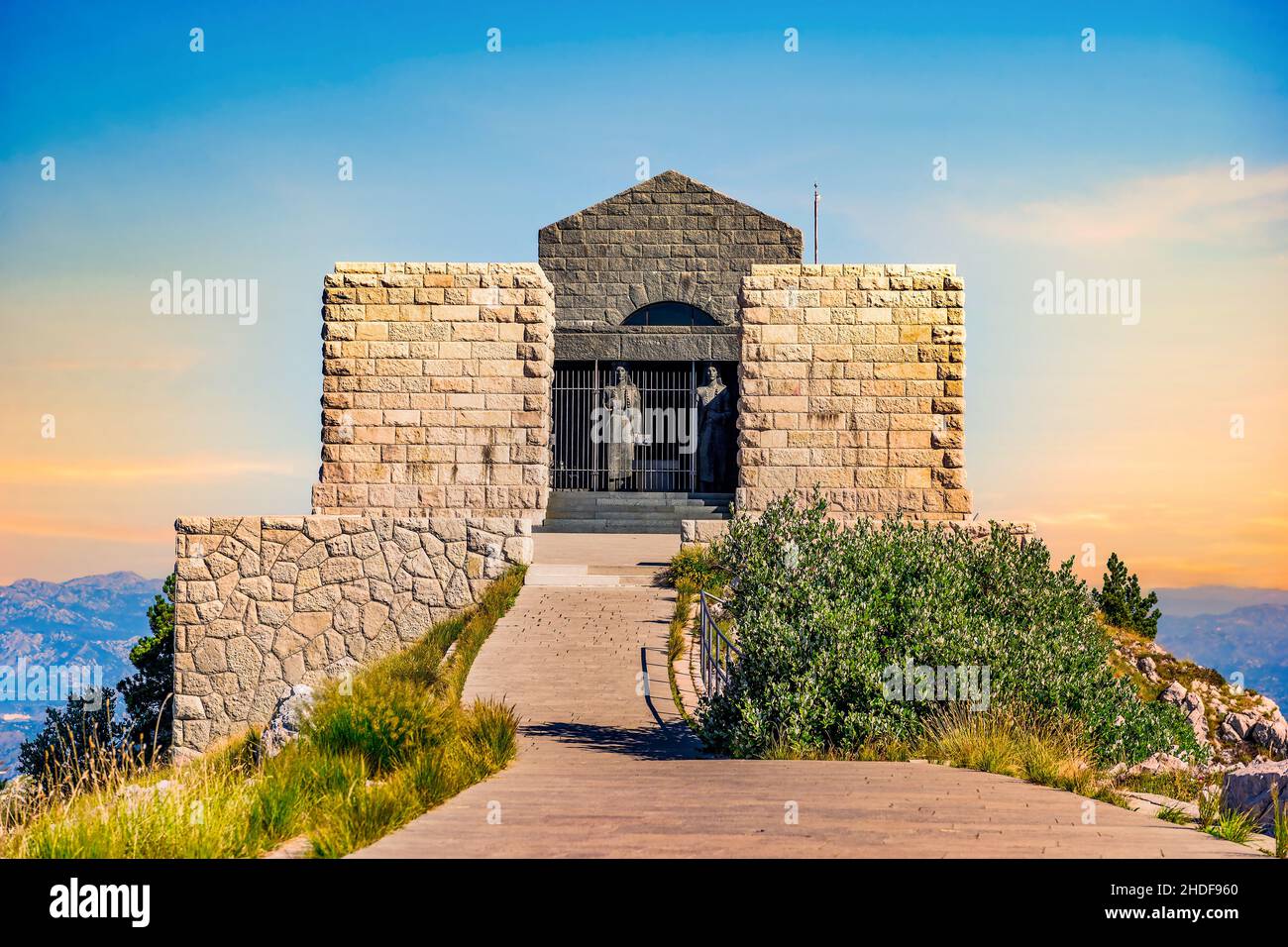 njegos mausoleum Stock Photo - Alamy
