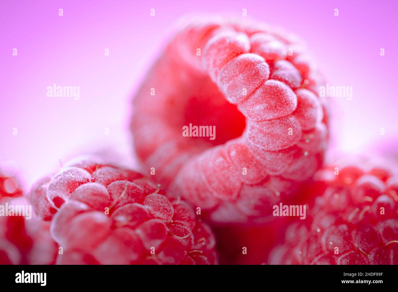 frozen, raspberries, frozens, raspberry Stock Photo - Alamy