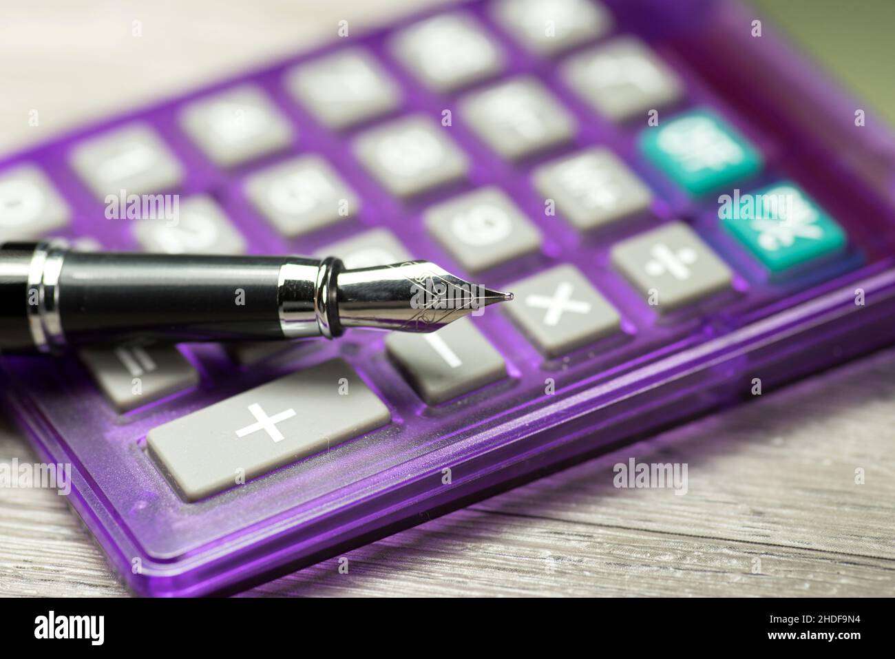 calculator, pen, calculators, pens Stock Photo - Alamy