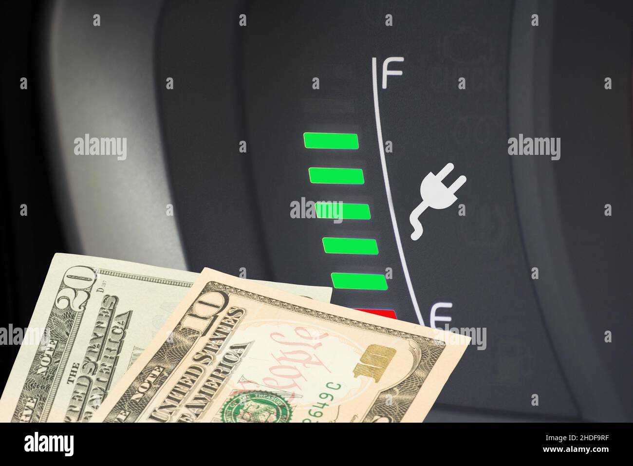 dollar, electric vehicle, ladekosten, american money, dollars, electric ...