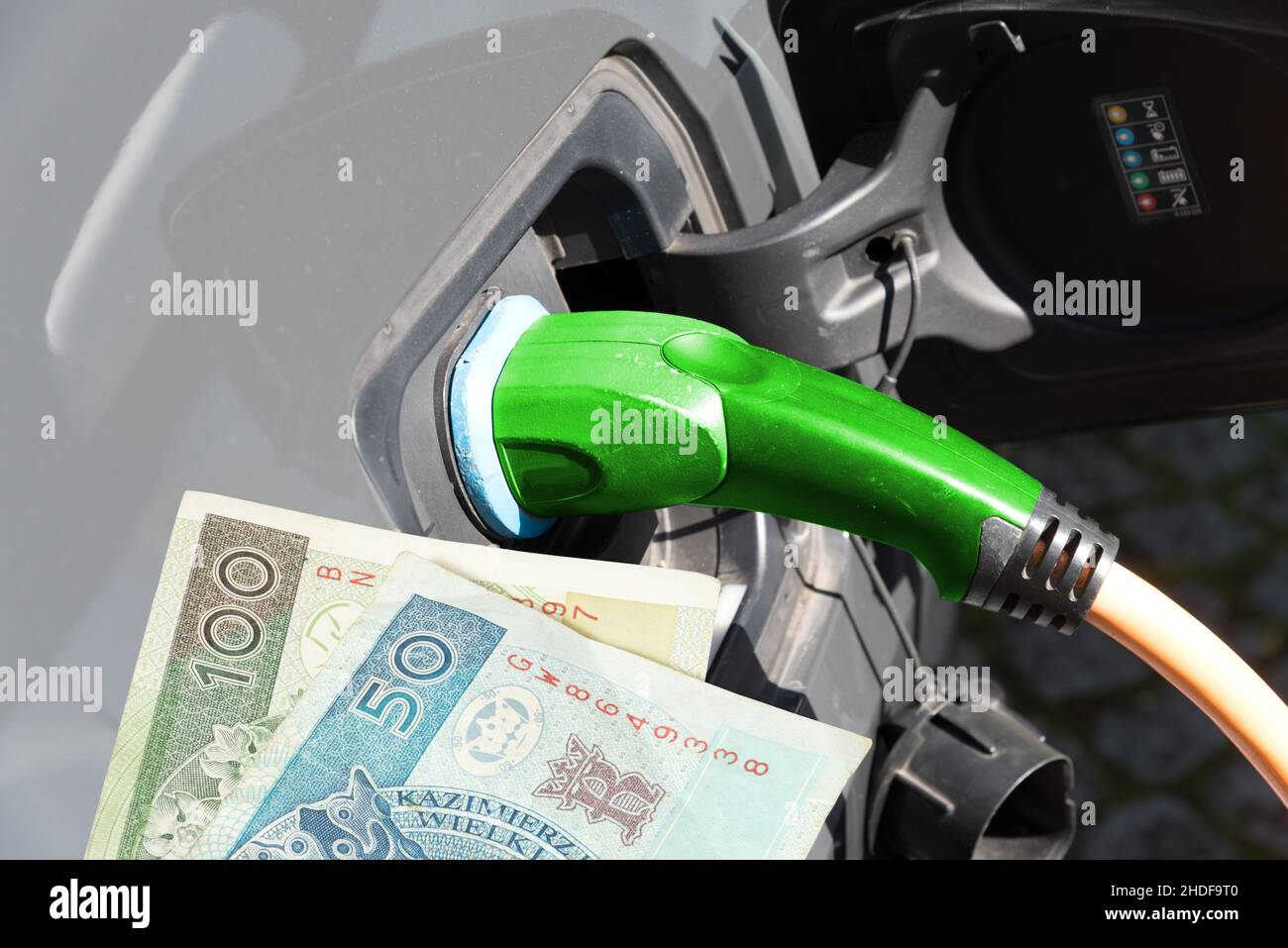 cost, polish zloty, electromobility, costs, polish zloties Stock Photo ...