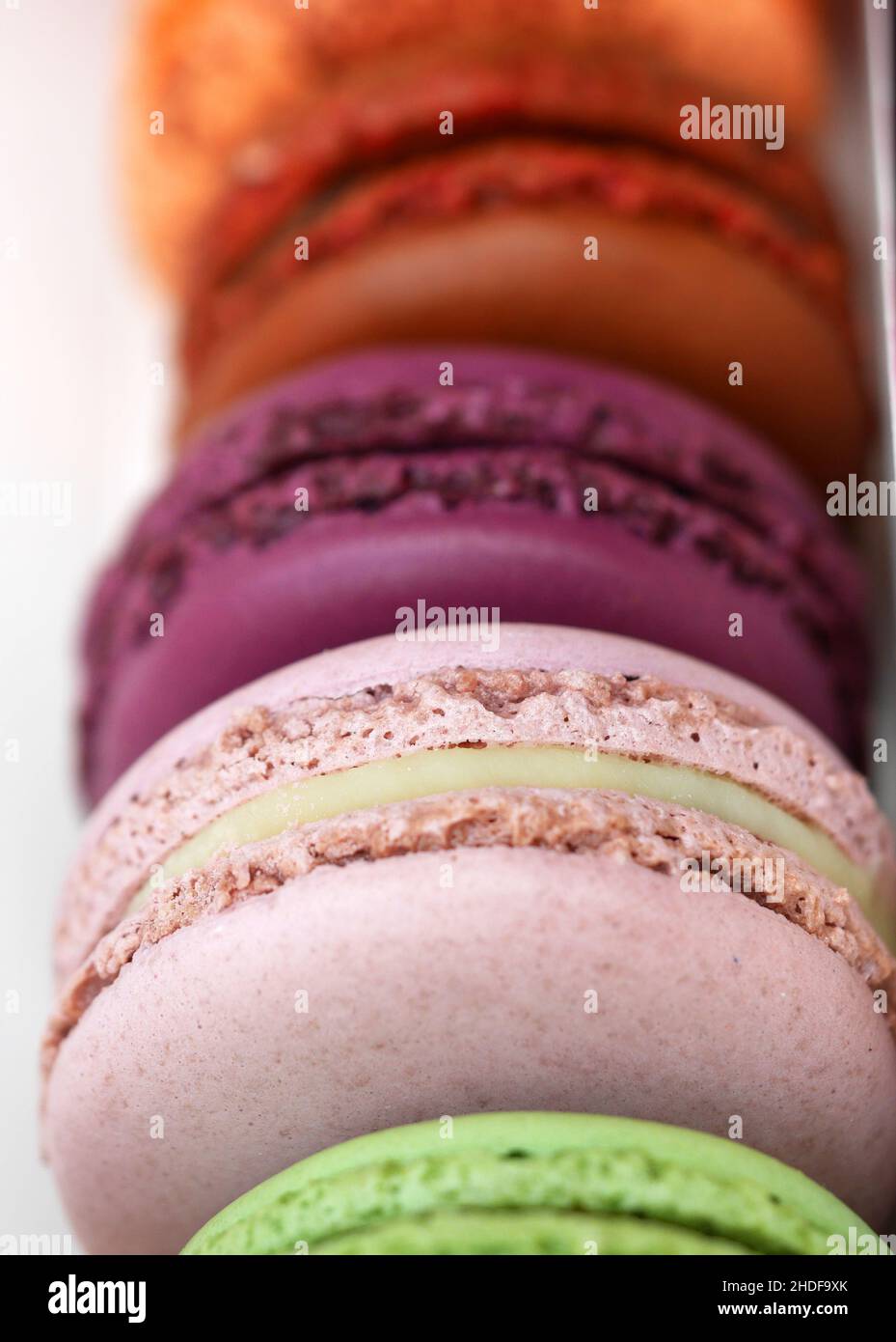 almond biscuits, macaron, pastry, macarons Stock Photo - Alamy