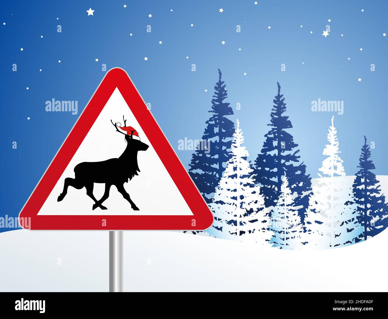 christmas, warning sign, reindeer, merry christmas, x-mas, xmas ...