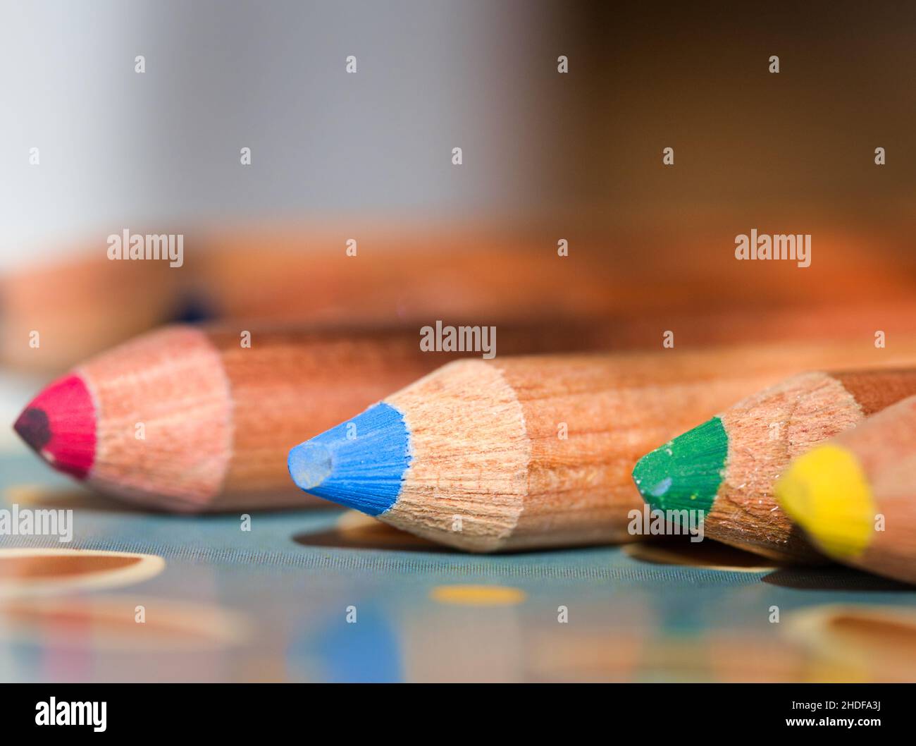 crayon, wood pen, crayons, wood pens Stock Photo - Alamy