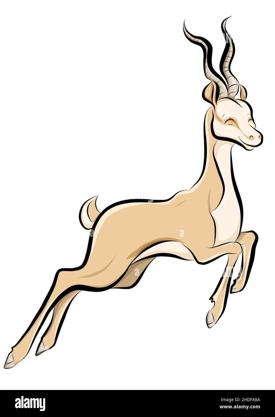 drawing, antelope, comic, drawings, antelopes, cartoon, cartoons, comic ...