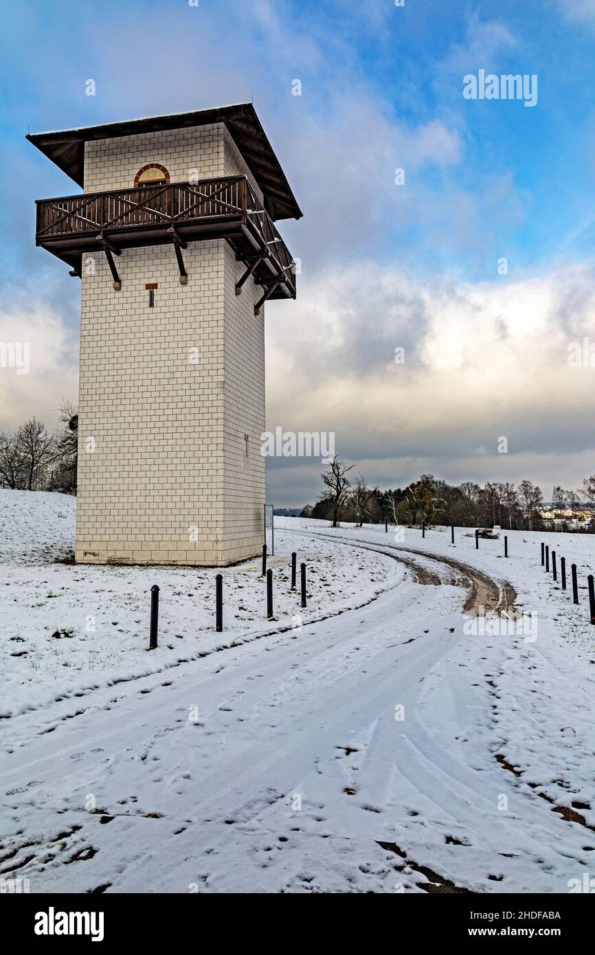 lookout tower, lookout towers, watchtower Stock Photo - Alamy