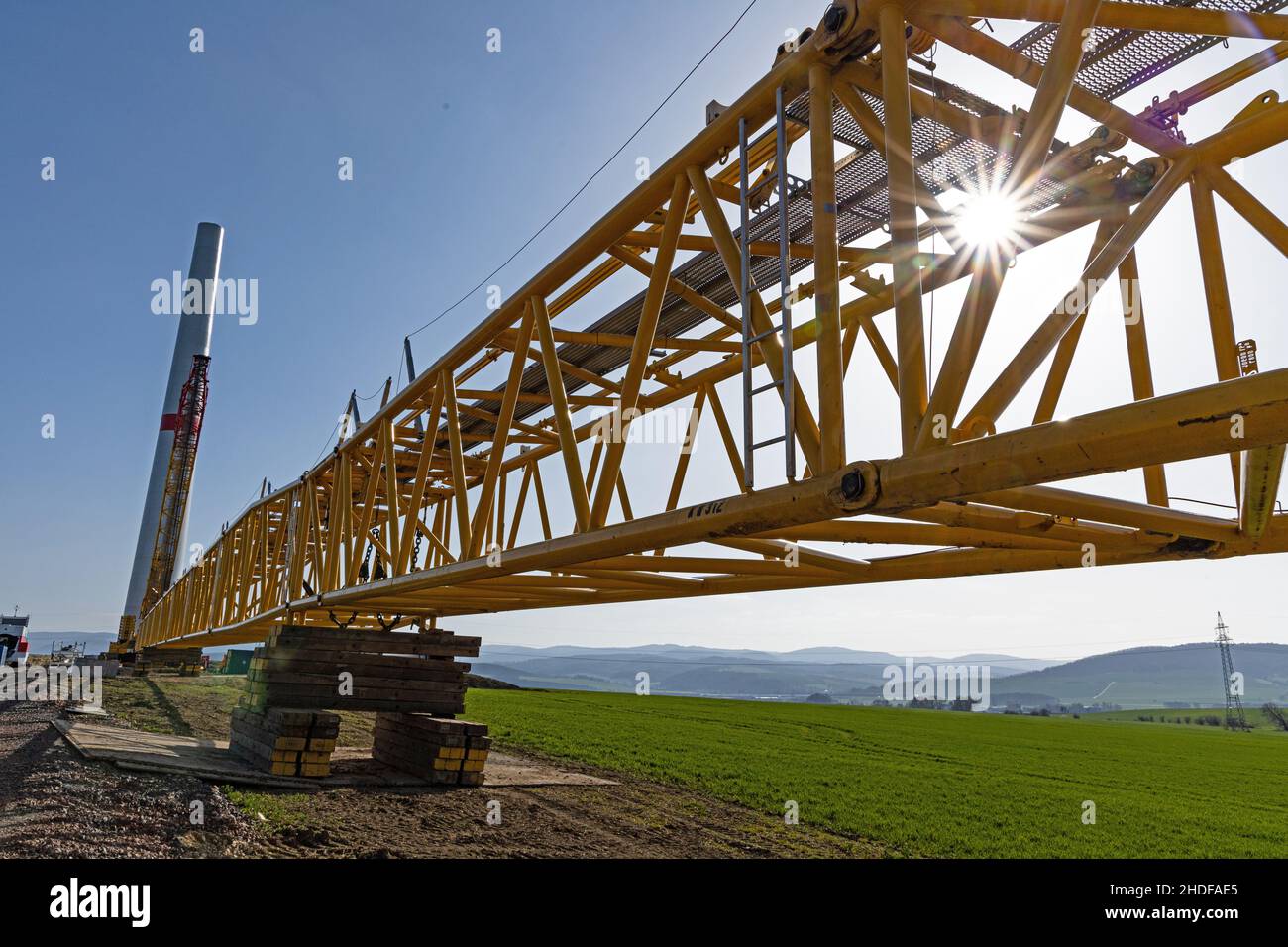 crane, wind turbine, installation, cranes, wind turbines, installations ...