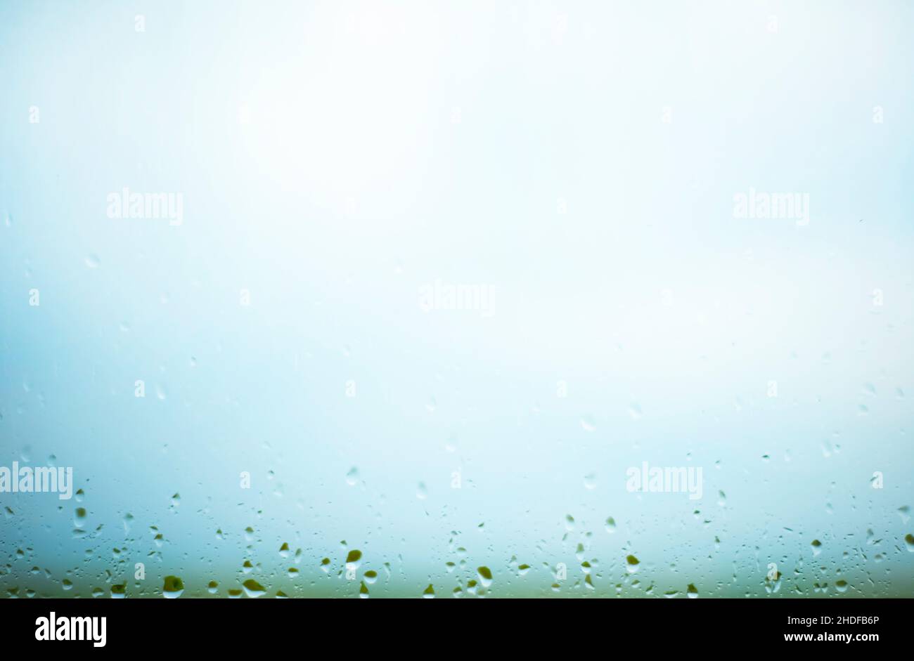 Glass with drops. Rainy backgrounds Stock Photo - Alamy