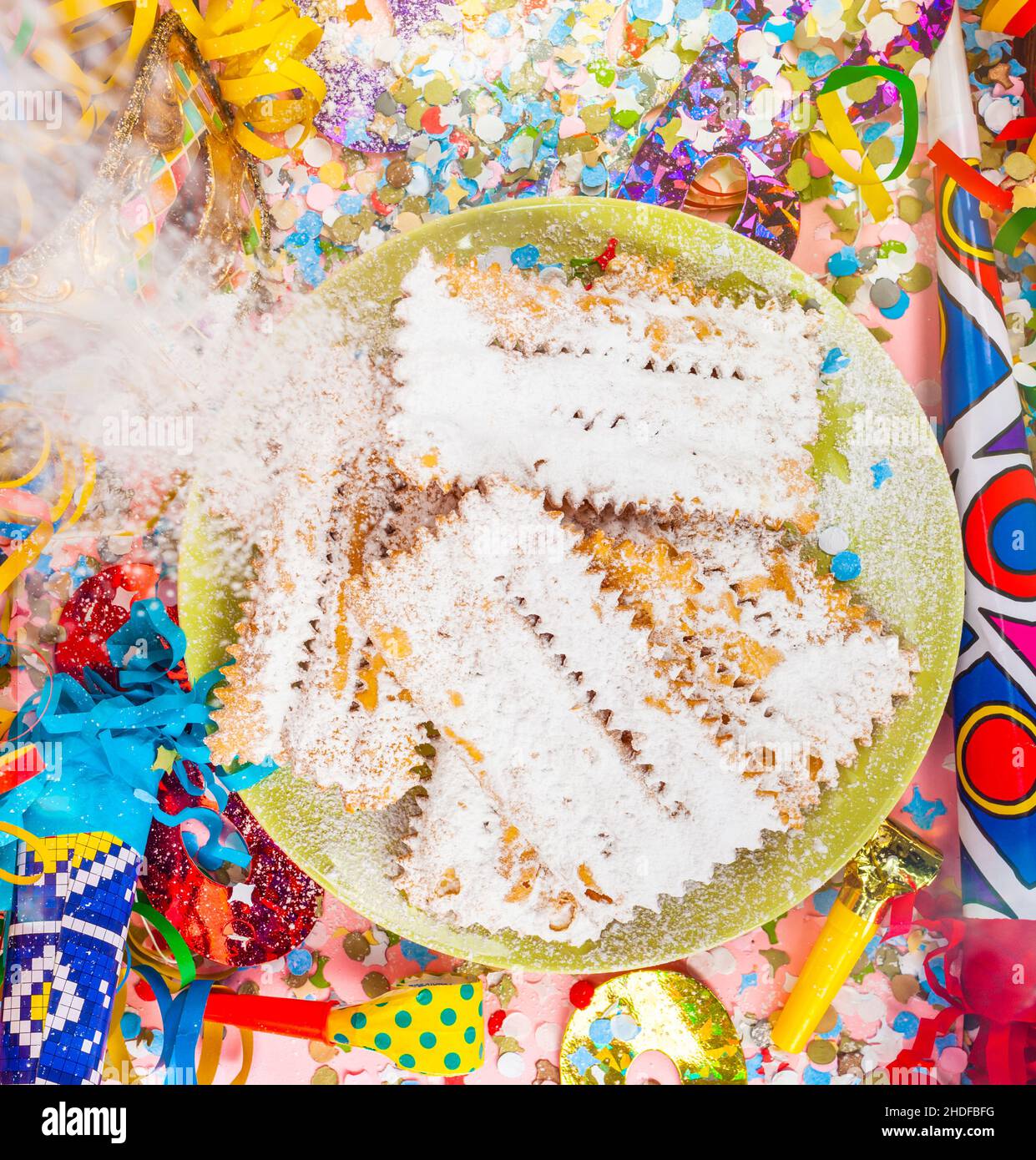 angel wings, carnival pastries, faworki Stock Photo - Alamy