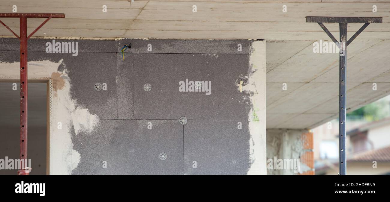 new building, carcass, concrete wall, new buildings, concrete walls ...