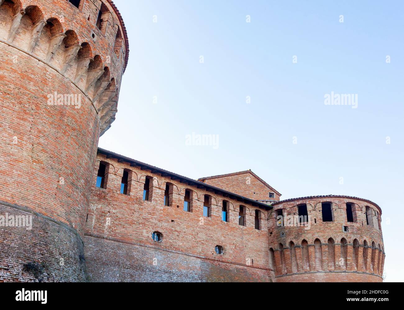 fortress, dozza, rocca sforzesca Stock Photo - Alamy