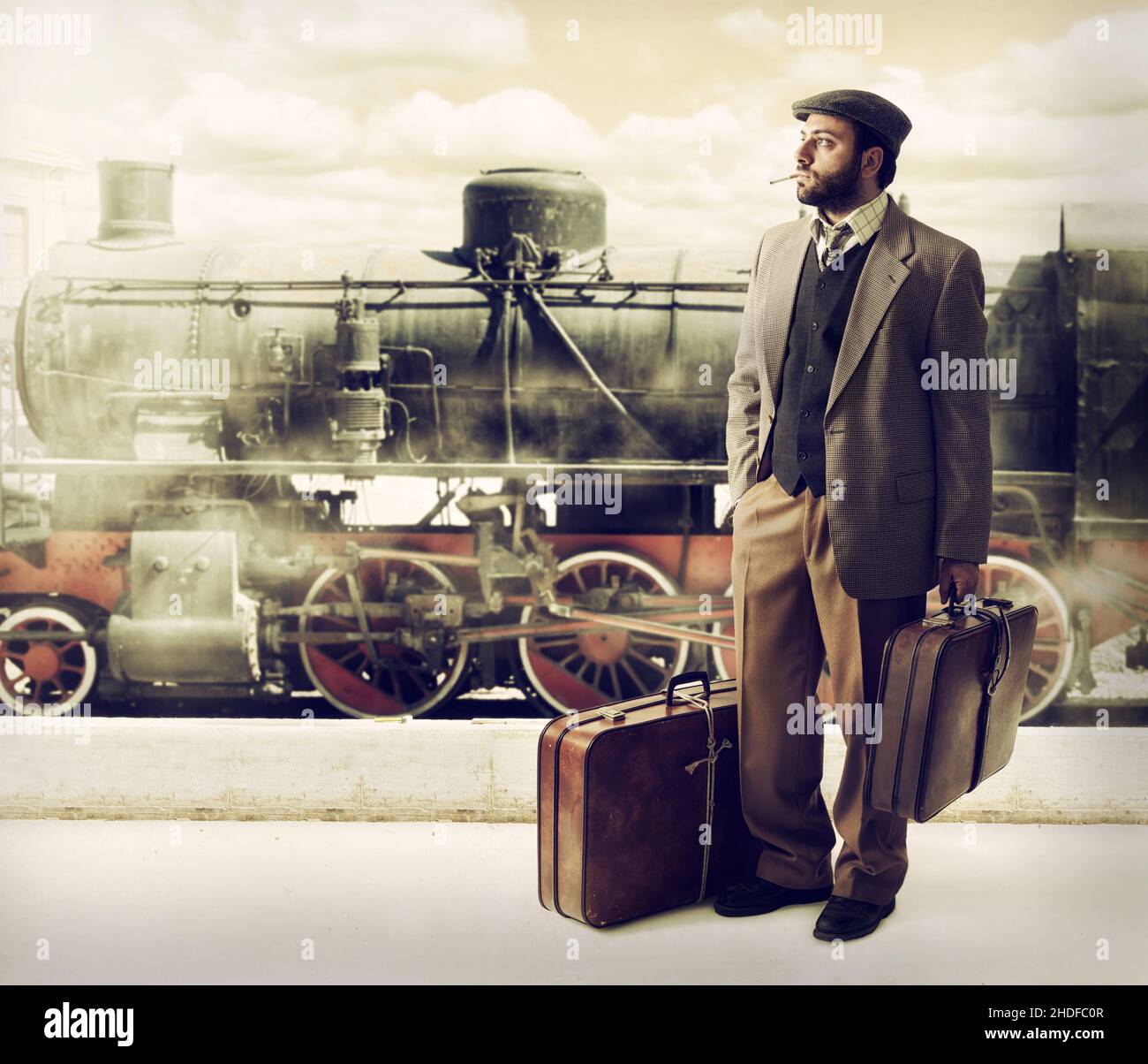 Railroad travelers hi-res stock photography and images - Alamy
