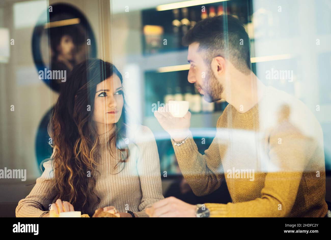 couple, dating, date, coffee drink, pairs, dates, drinking coffees ...