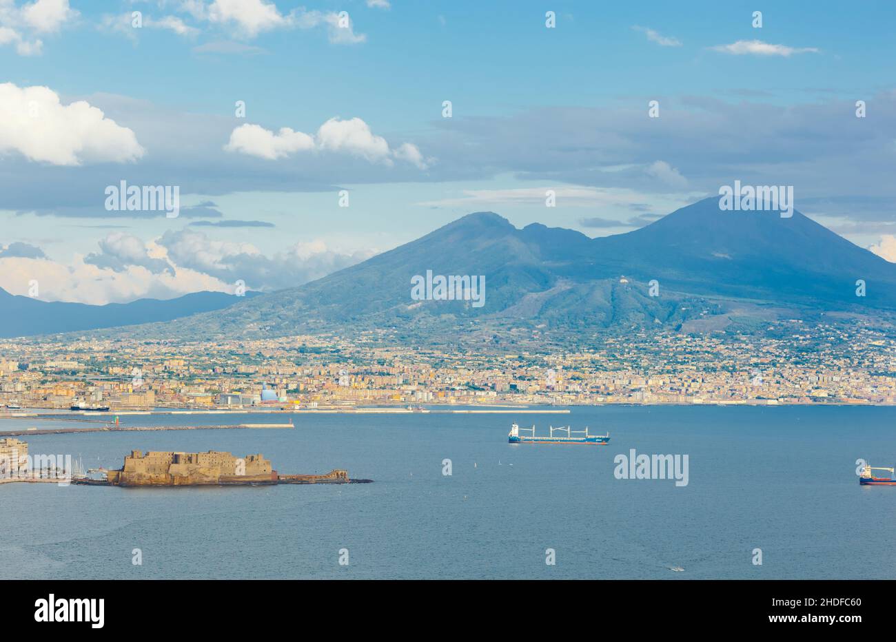 naples, mt vesuvius, gulf of naples, mount vesuvius Stock Photo - Alamy