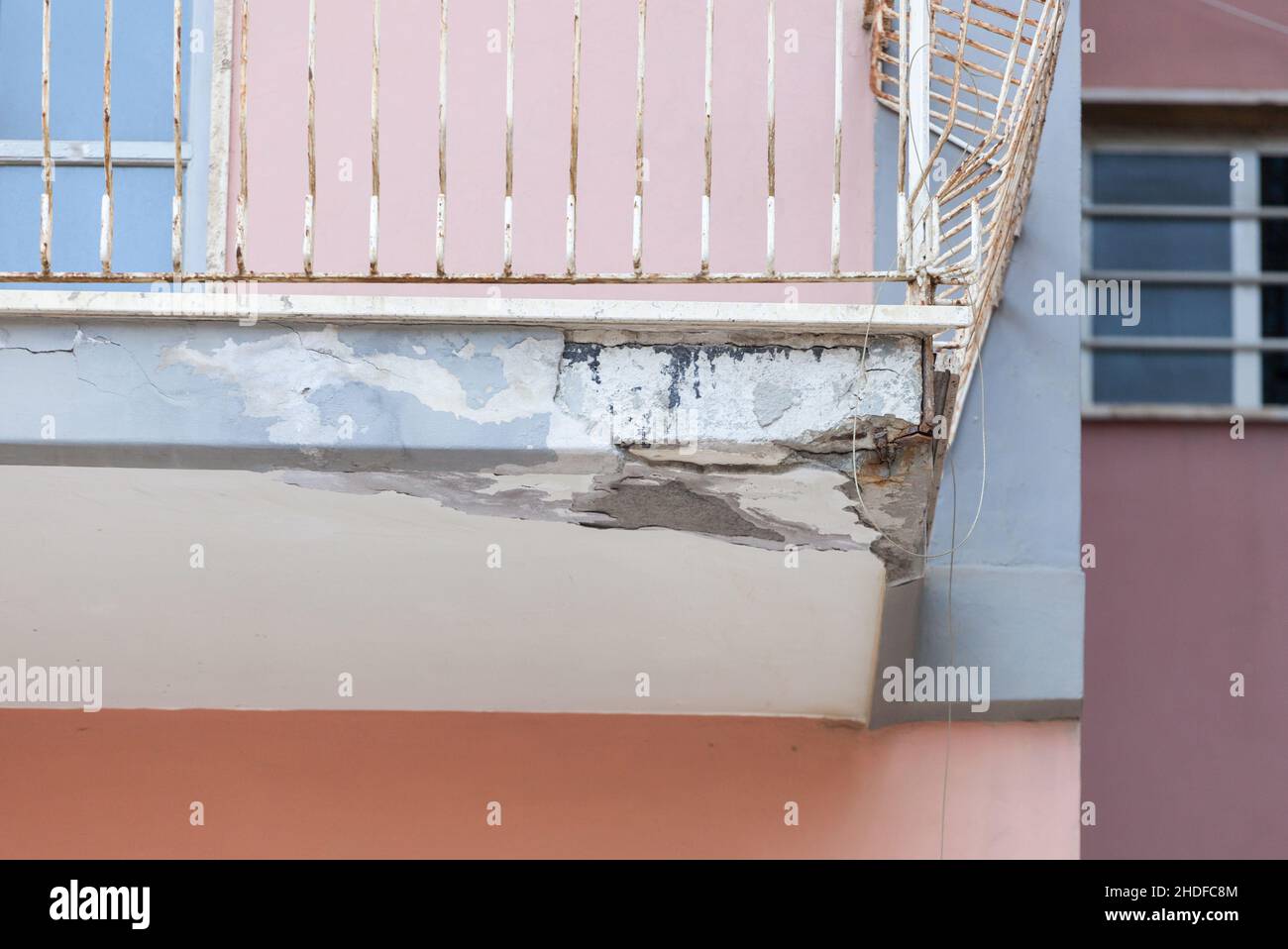 balcony, renovation, damage, balconies, renovations, damages Stock ...