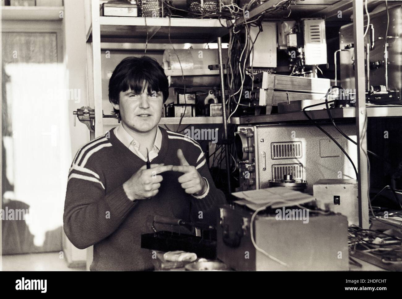 1980s laboratory hi-res stock photography and images - Alamy