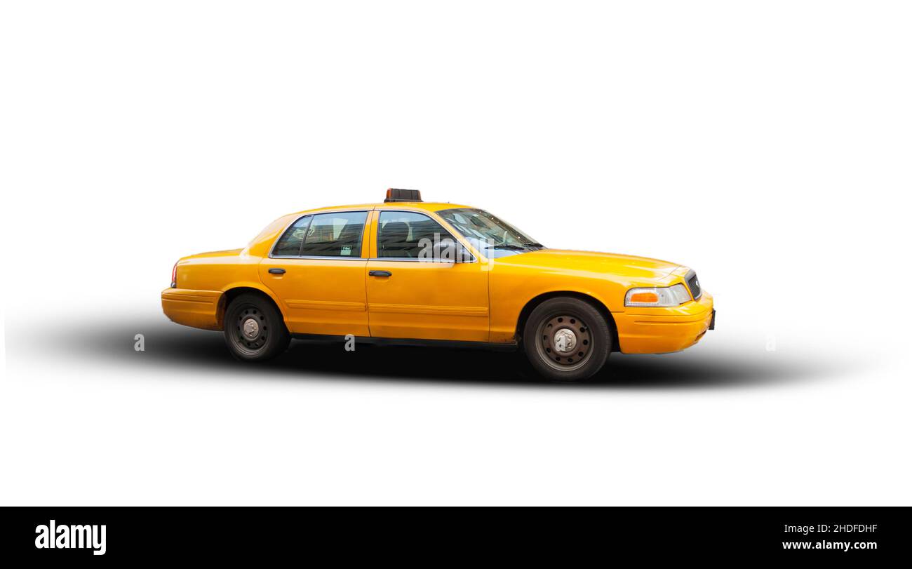 White taxi cab hi-res stock photography and images - Alamy