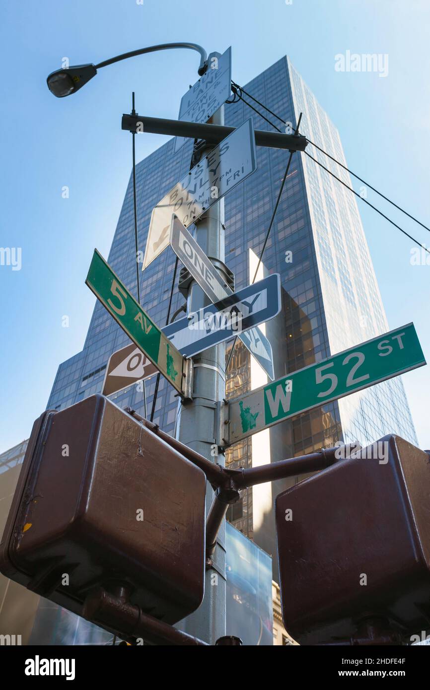 intersection, usa, one way, street name, intersections, united states ...