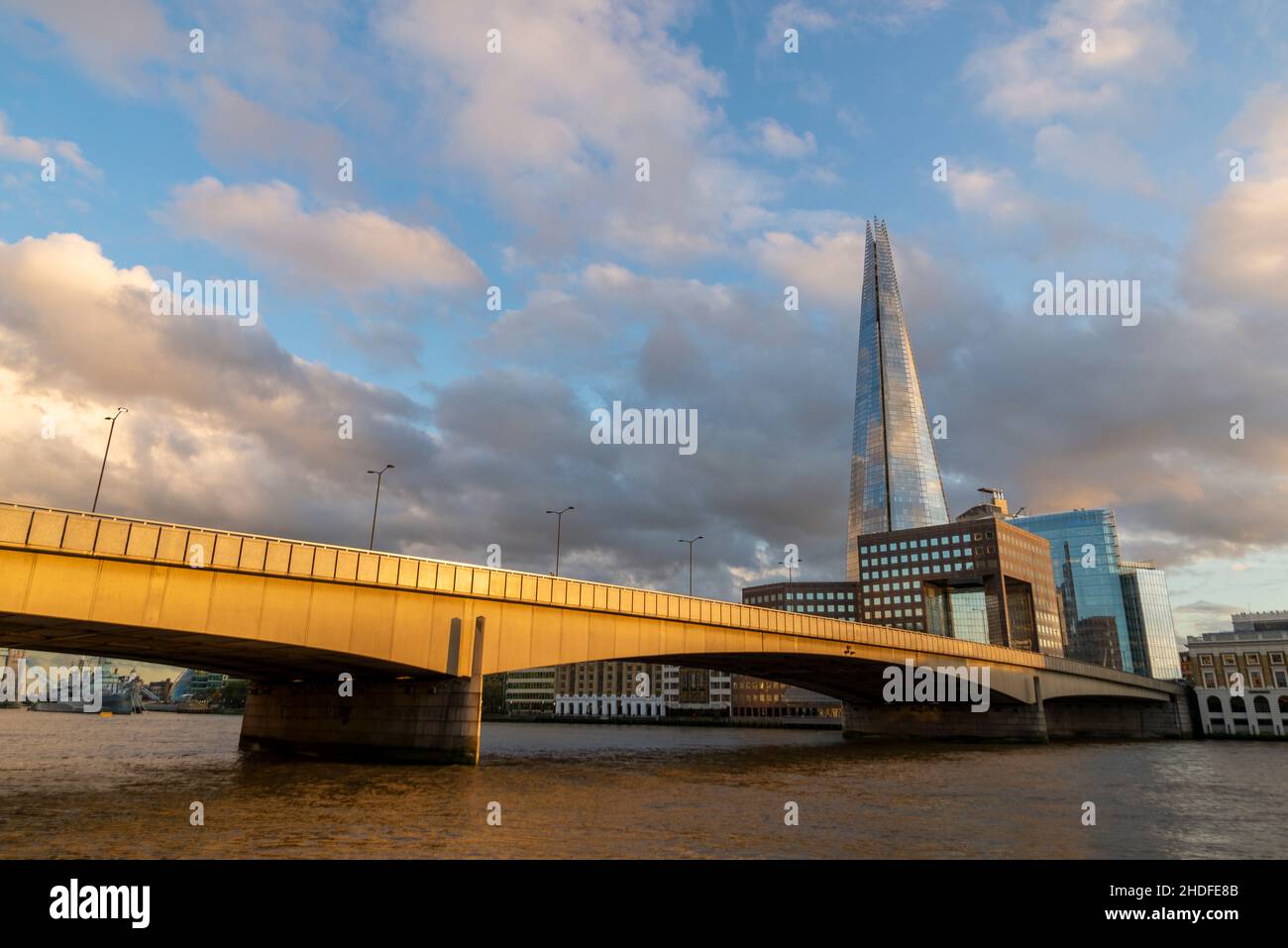 London Bridge & The Shard, London Stock Photo - Alamy