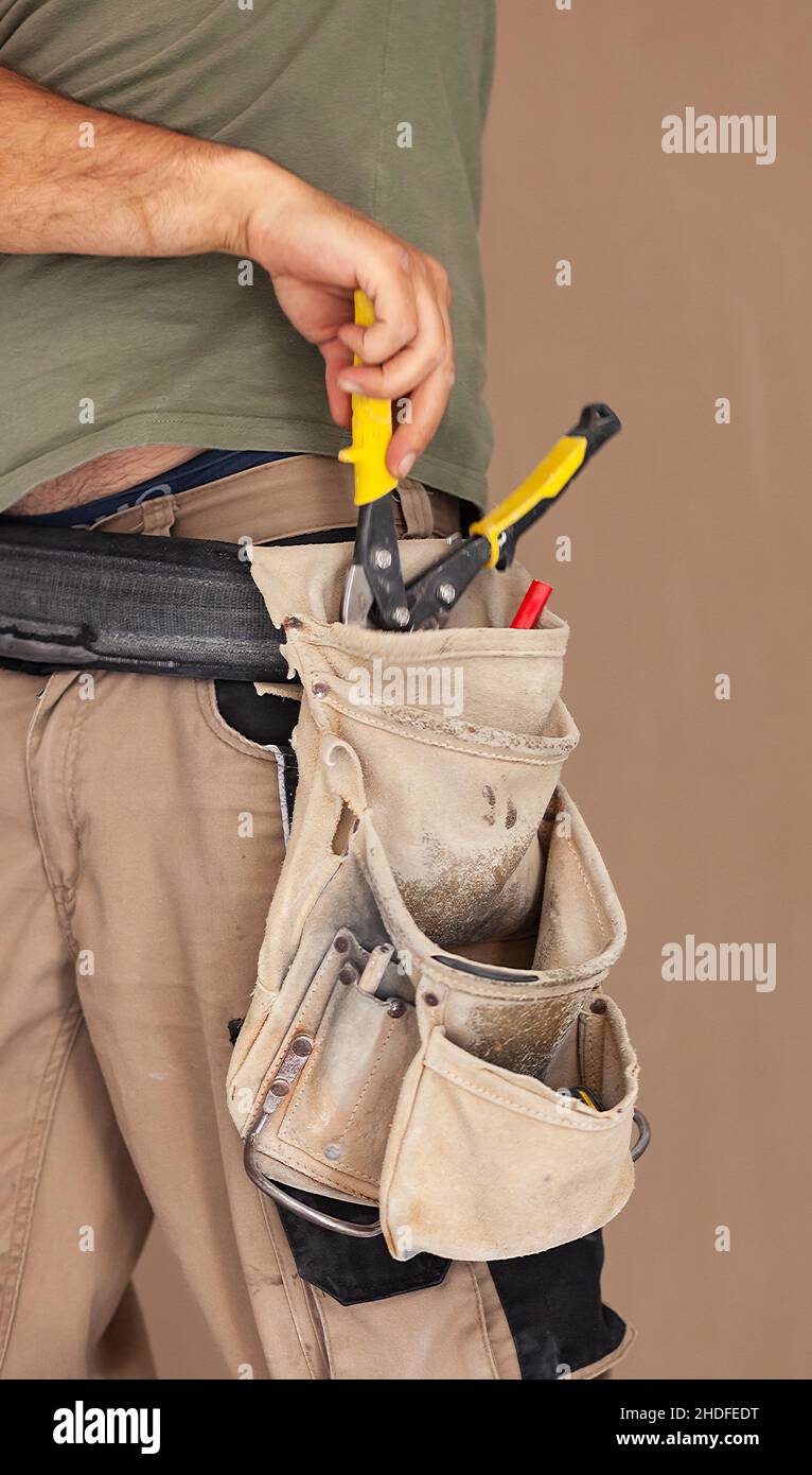 tool, tool belt, tools, tool belts, toolbelt, toolbelts Stock Photo - Alamy