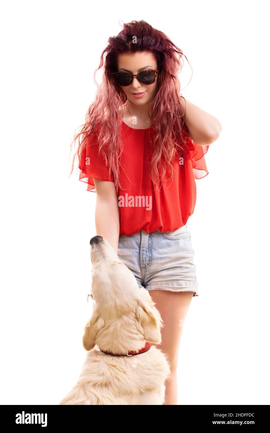 Ladies dog hi-res stock photography and images - Alamy