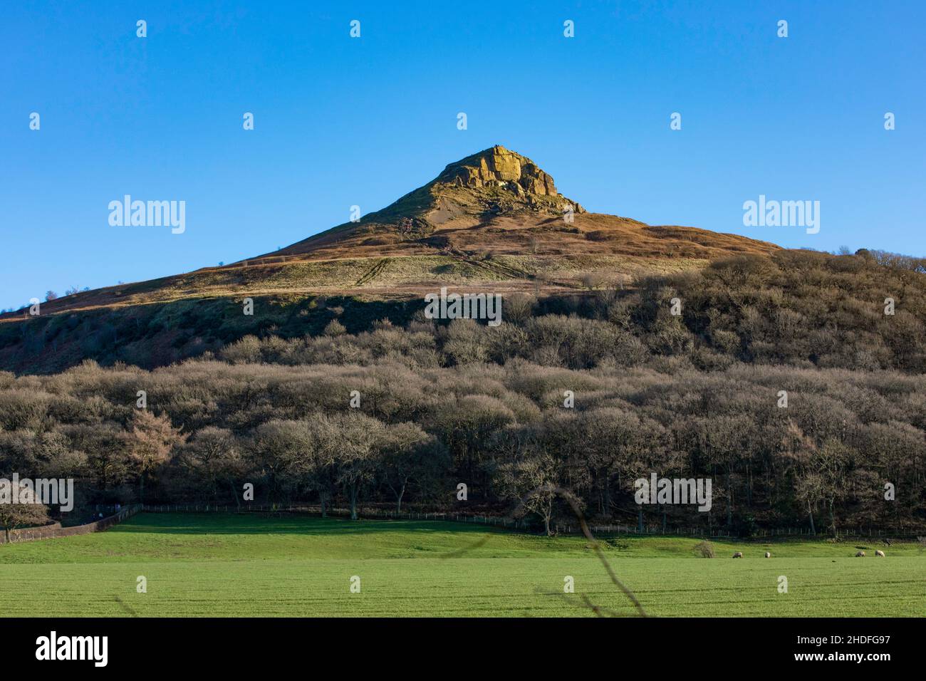 GREAT AYTON, UK - 31 DECEMBER 2019. Roseberry Topping in Cleveland ...