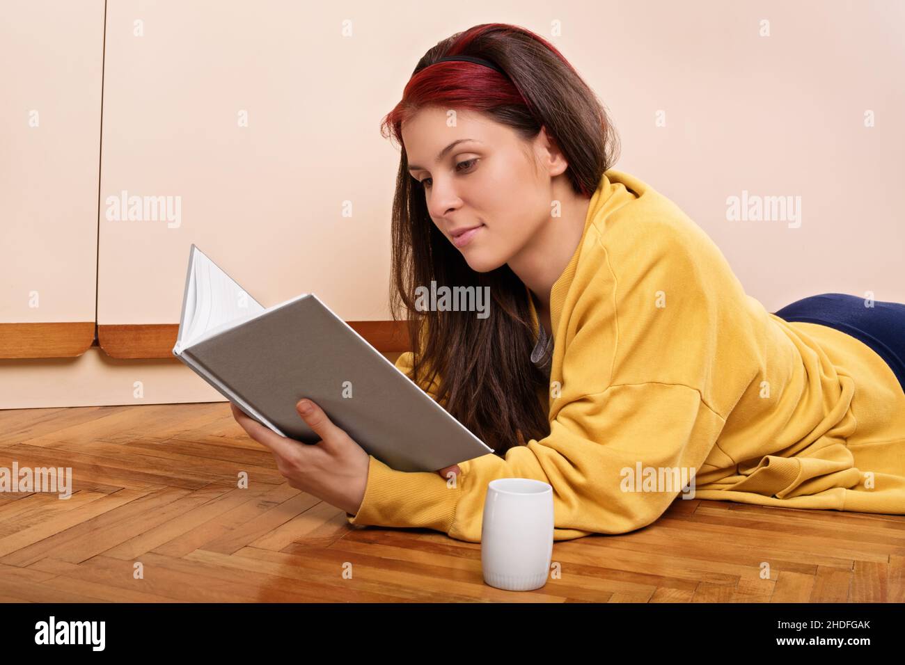 book, reading, floor, books, read, reading a book, reading something ...