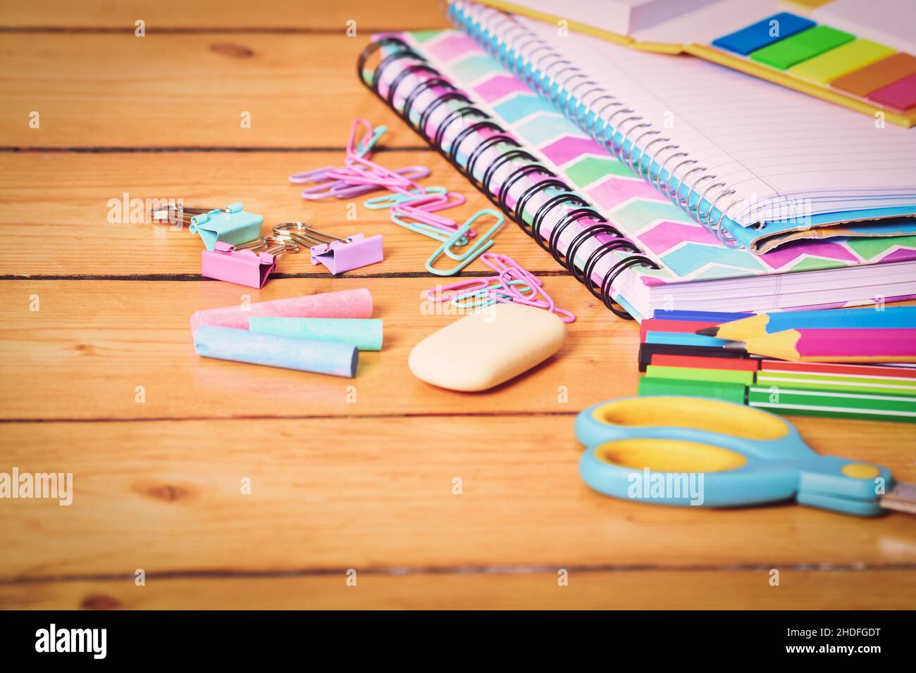 School stationeries hi-res stock photography and images - Alamy