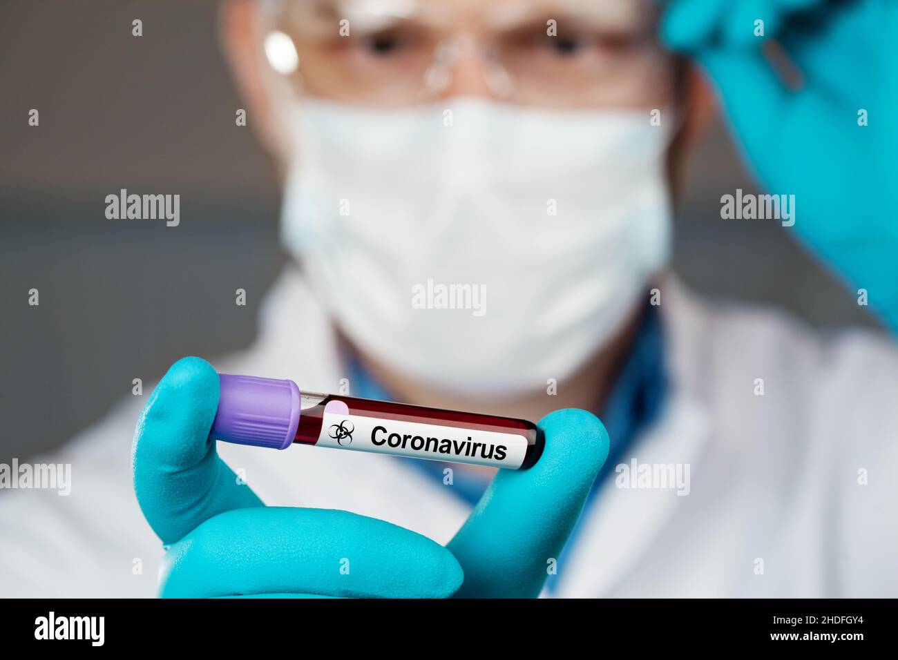 doctor, blood sample, blood examination, blood test, corona virus ...