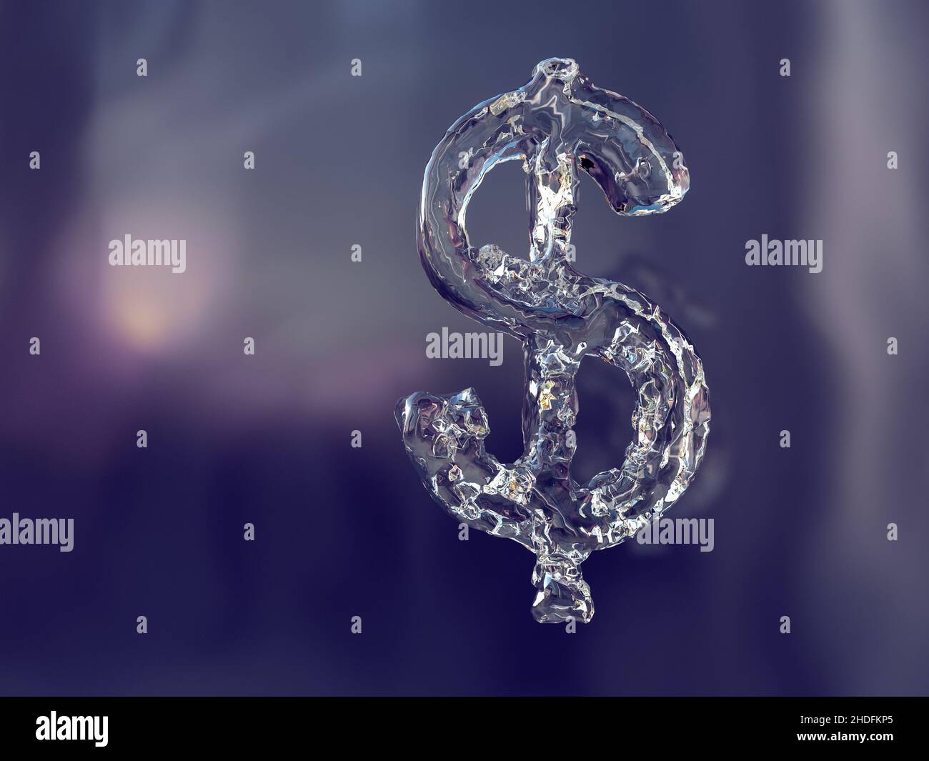 ice, frozen, dollar sign, ices, frozens, dollar signs Stock Photo - Alamy
