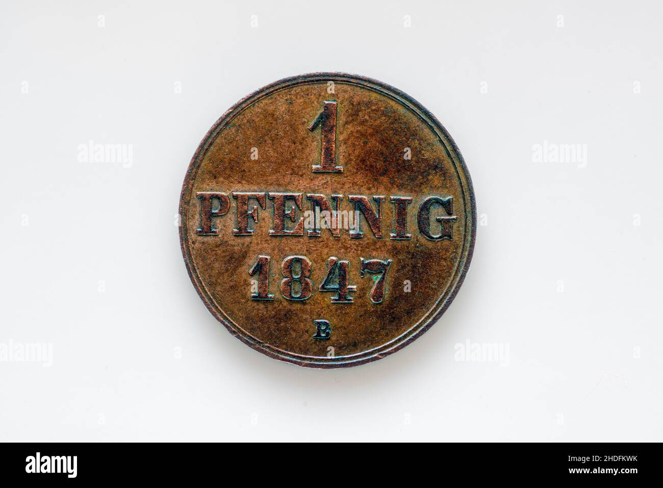 1 penny, copper coin, one penny, copper coins Stock Photo - Alamy